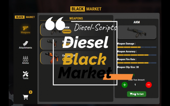 Diesel-Scripts | [QB-Core] Diesel-BlackMarket