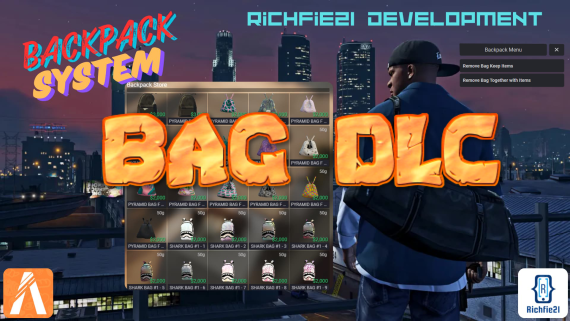 Richfie21 Development · BAG DLC - Backpack Props