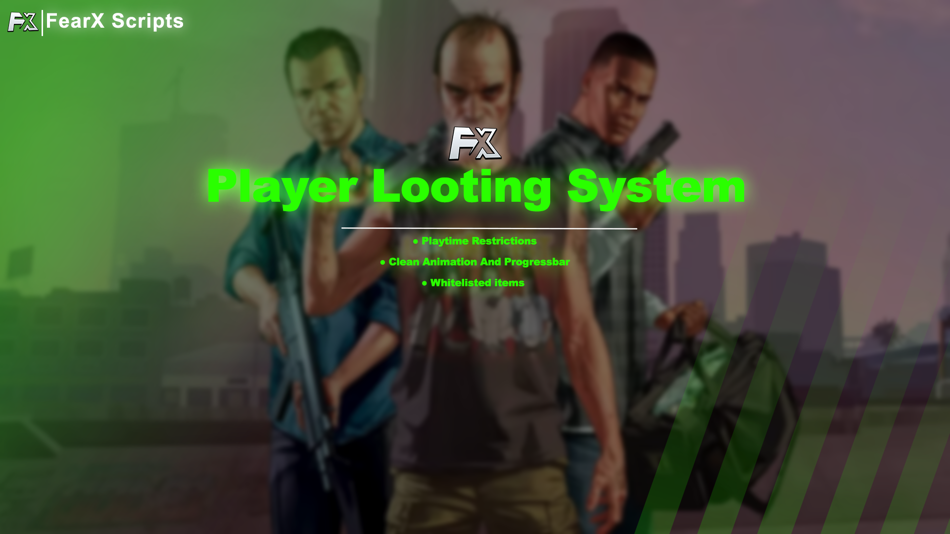 FearX Scripts · Player Looting System | ESX & QB