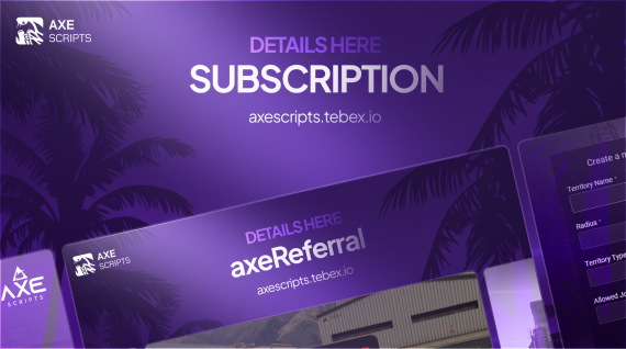 Shop Premium FiveM Scripts | AXE Scripts