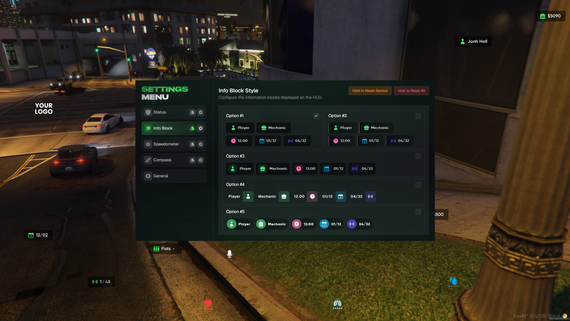 WASD Scripts · Advanced Hud