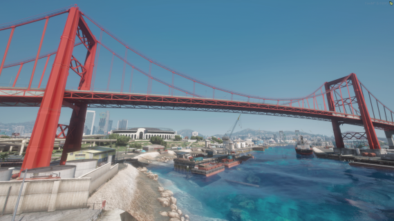 PCMR Architecture FiveM | Golden Gate Bridge