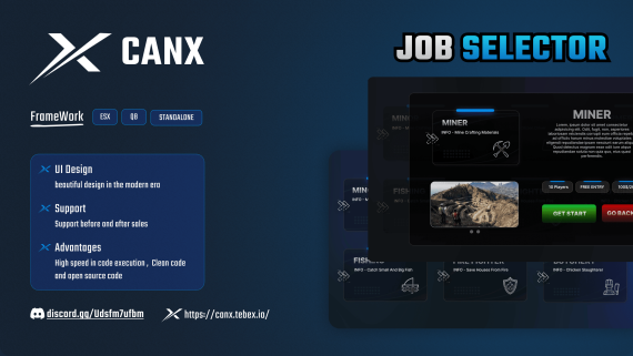 Shop Premium FiveM Scripts: ESX & QBCore & Standalone | CanX Scripts