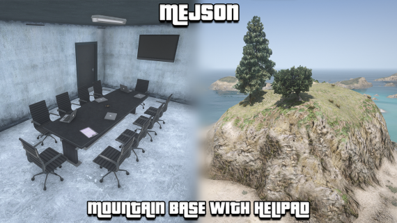 mejson · Mountain base with helipad