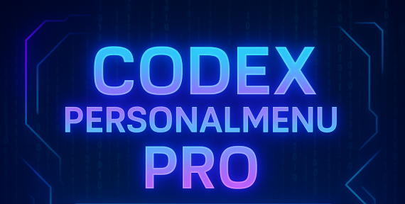 Codex_Development · Codex_personalmenuPRO