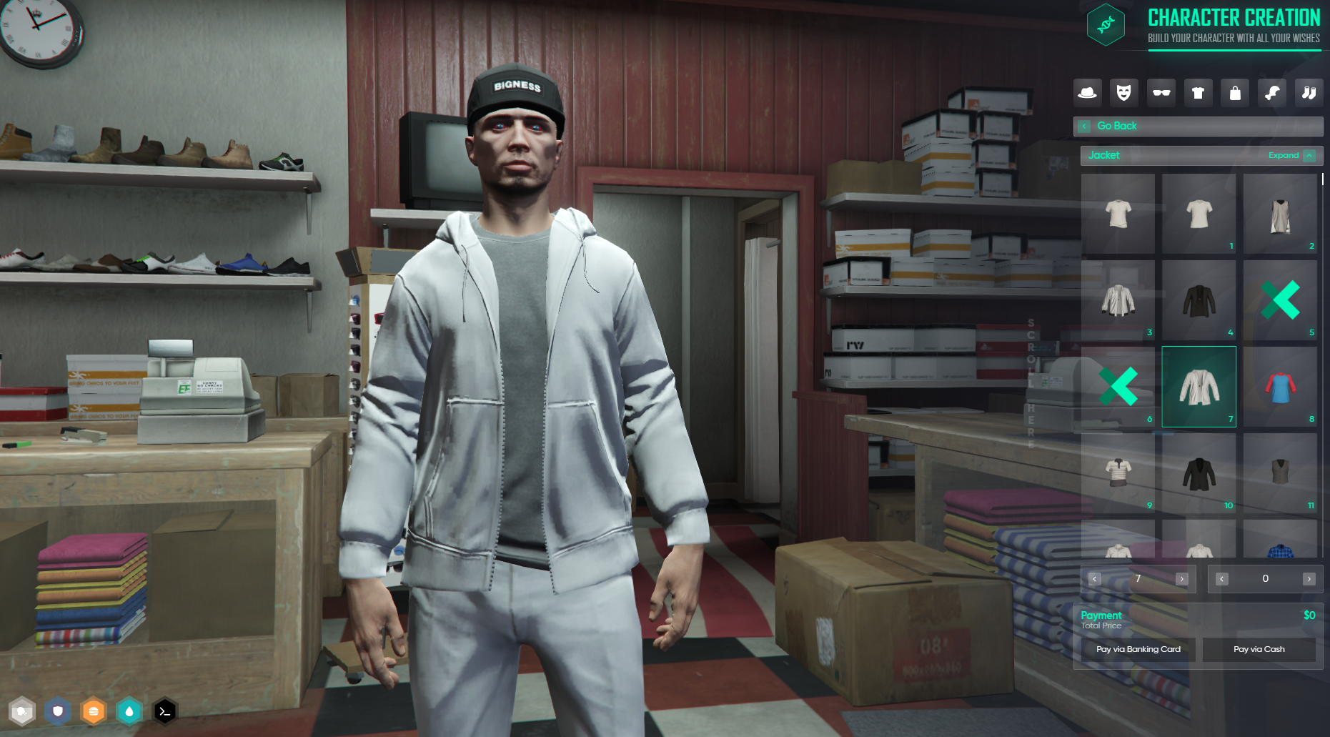 FM | Development | [QB] Clothing Menu