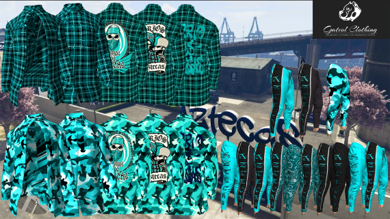 GTV Clothing · Aztecas Gang Shirts [Male and Female]