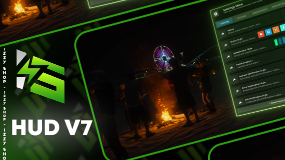 izzy Scripts · [HUD V7] ESCROW QBCORE ESX QBOX
