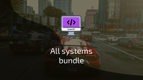XanderWP FiveM scripts webstore | All systems bundle