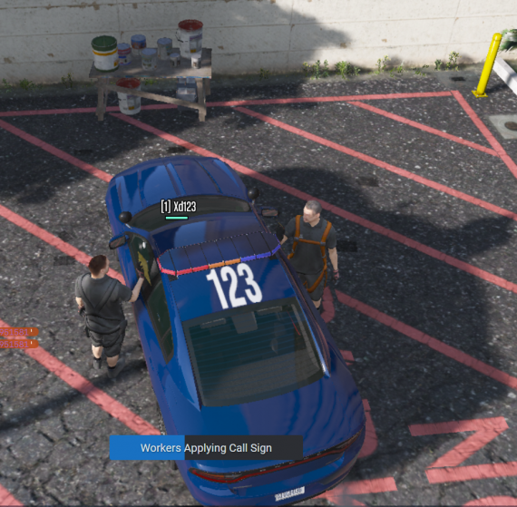 Moon🌙 Scripts | Car Roof Callsign System [QB/ESX]