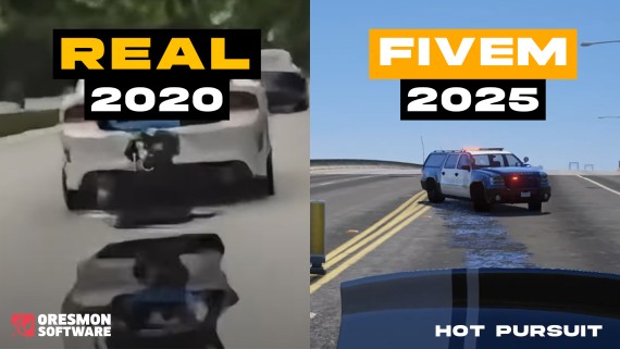 0RESMON | HOT PURSUIT FOR FIVEM - SPILL OIL - NAIL TRAP - THE VISION TRAP | s4