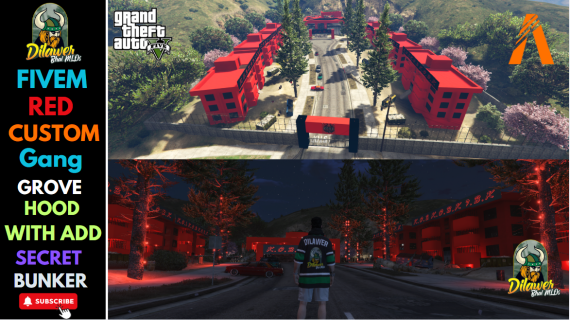 Dilawer Bhai · Fivem Red custom gang grove Hood mlo