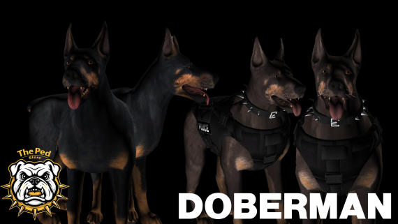 The Peds Store · Doberman + Police Doberman (Open Source)