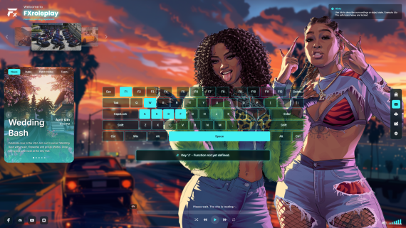 QuickFX · Modern & Interactive FiveM Loading Screen (Fully Configurable [QB-Core/ ESX/ Standalone]