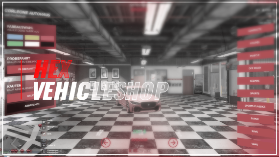 HEX SERVICE | [ESX] HEX VEHICLESHOP 1.1
