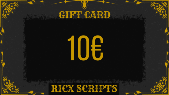 RicX RedM Scripts | Gift Cards - RedM Scripts