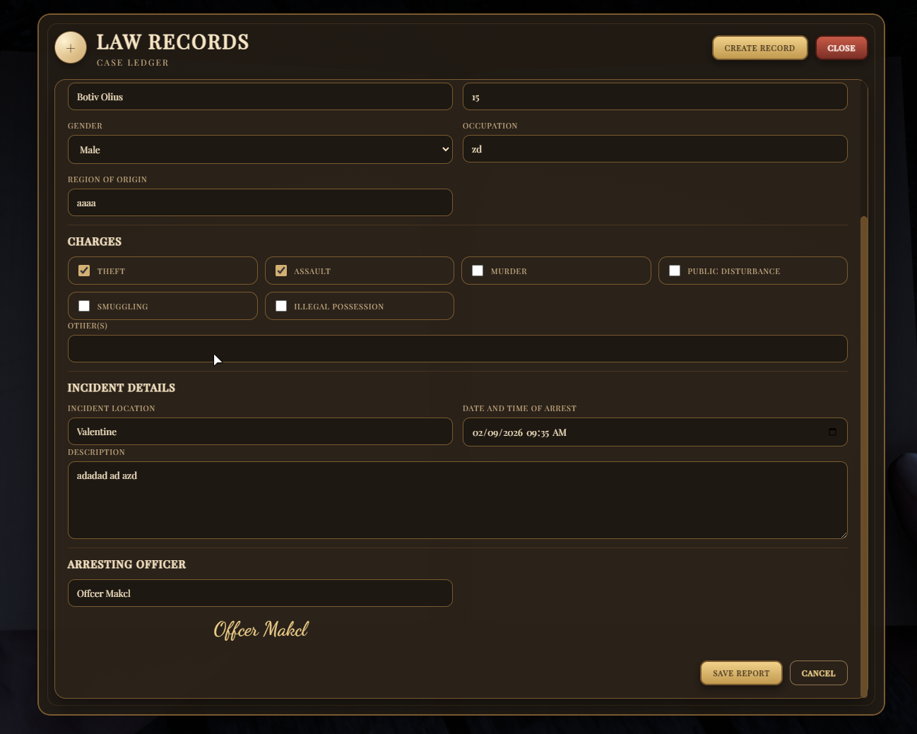 Botilus | RedM developper · 🩺⚖️ Medical Records + Law Records