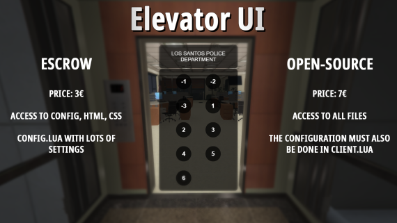Skyprod · 🛗[🟢] Elevator UI [Standalone]