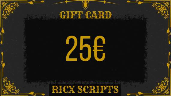 RicX RedM Scripts | Gift Cards - RedM Scripts