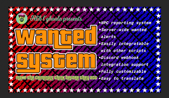Hlib L'ghoula | FiveM Wanted System By Hlib L'ghoula