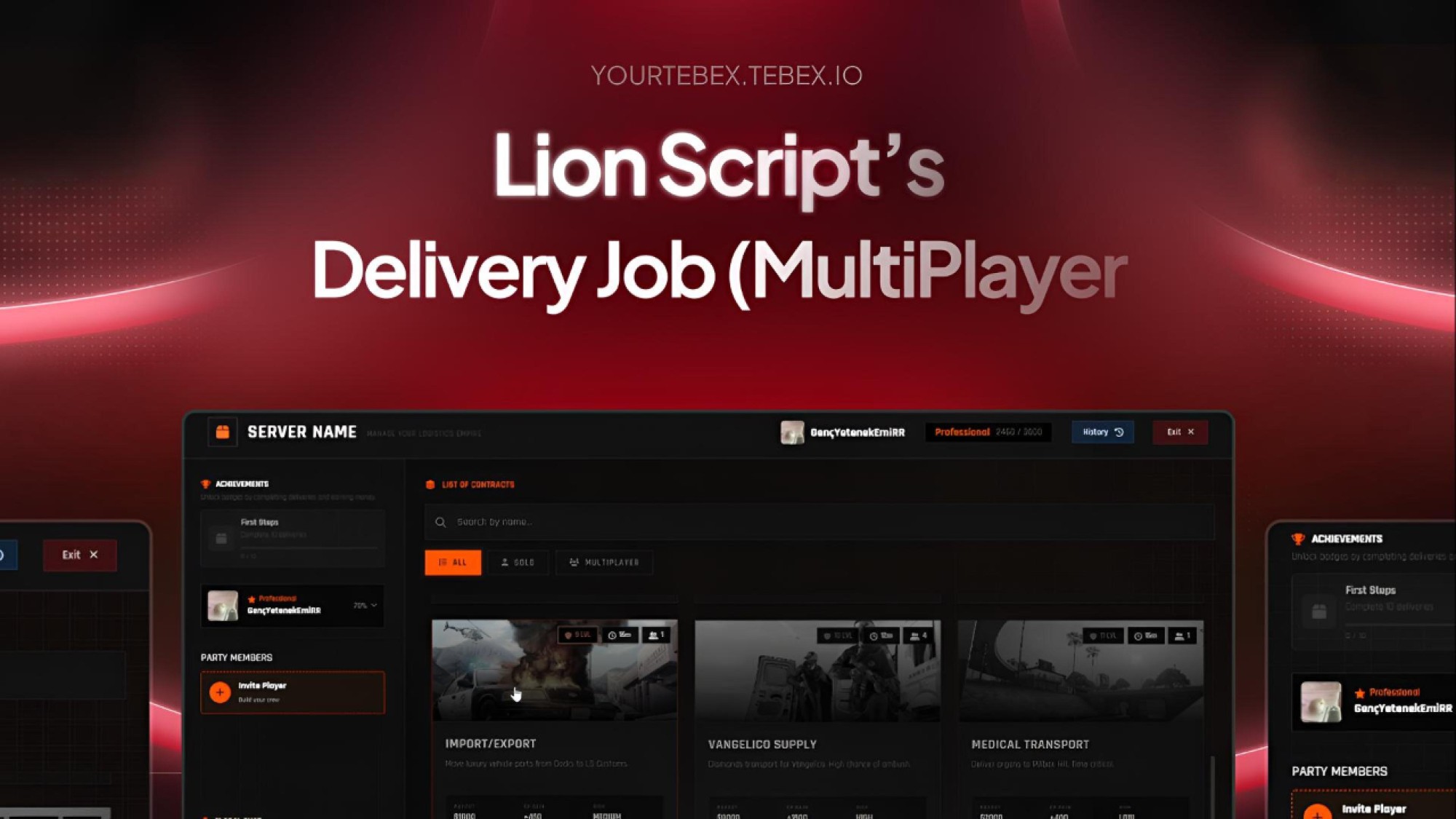 Shop Premium FiveM Scripts: ESX & QBCore Mods | Lion Store