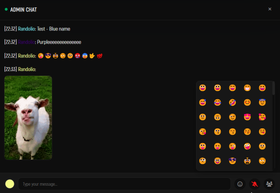 Randolio Scripts | Admin Chat [QB/QBX/ESX]