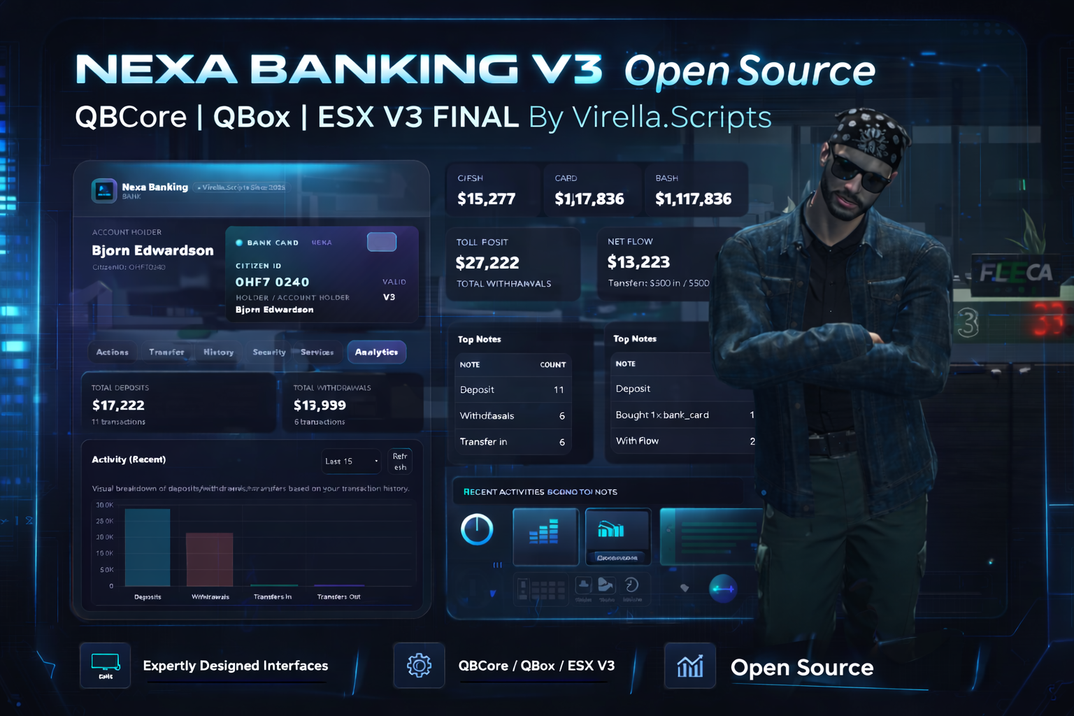 Virella-Scripts-Tebex · 💰NEXA BANKING V3 — OPEN SOURCE EDITION Modern ...
