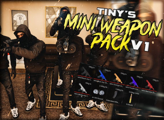 Tinys Development · Tinys Mini Weapon Pack V1