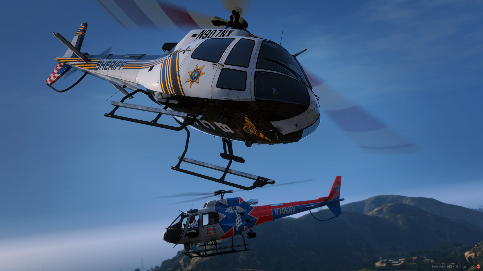 Flying Police Car Fivem