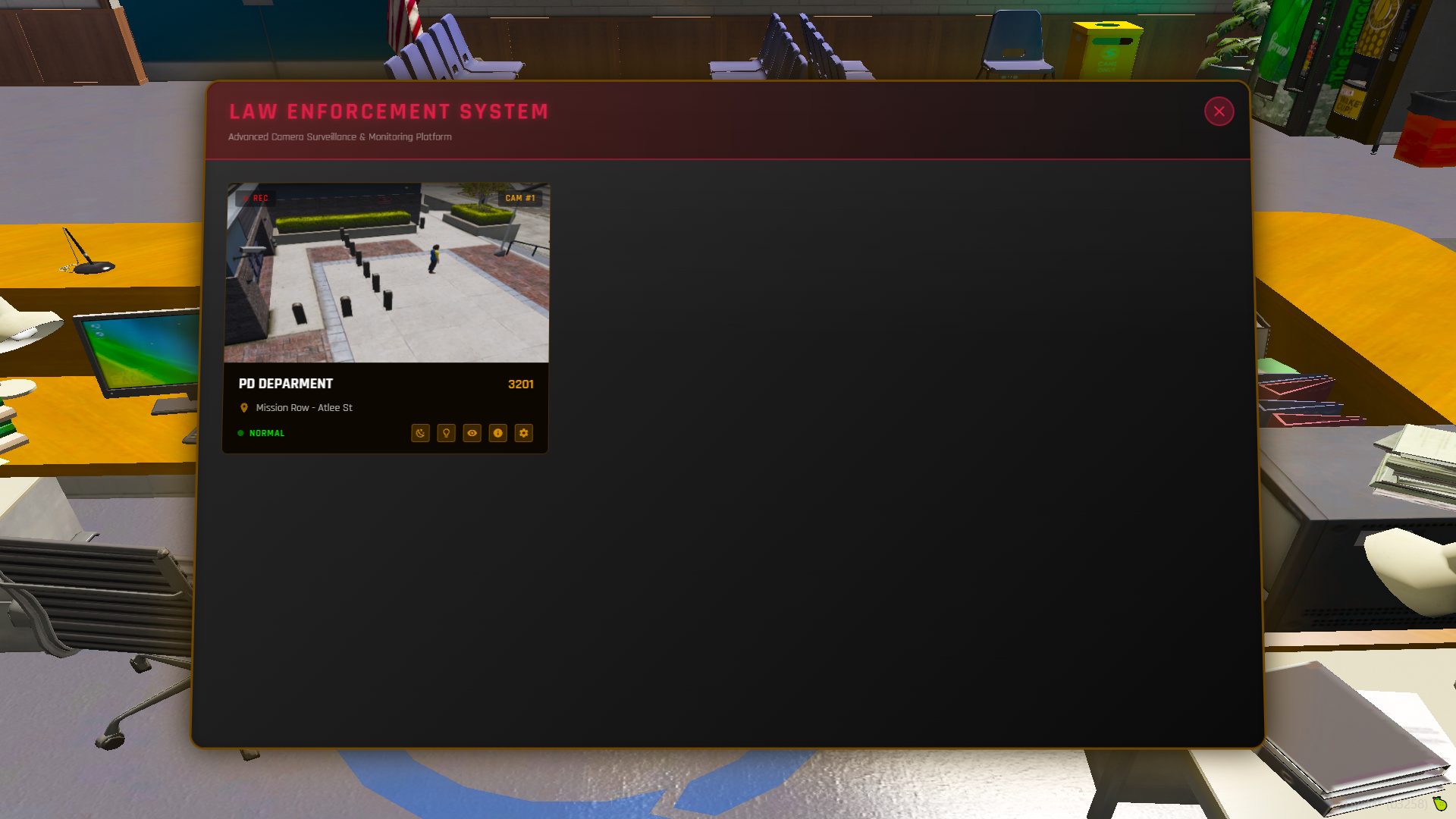 RoxDev · RoxCam Pro v1.0 - Advanced Law Enforcement CCTV System