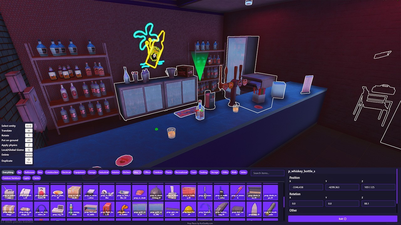 Free FiveM Script | Prop Placer | KuzQuality