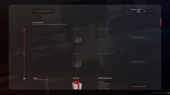 esegovic-developments | [ESX] Daily Rewards