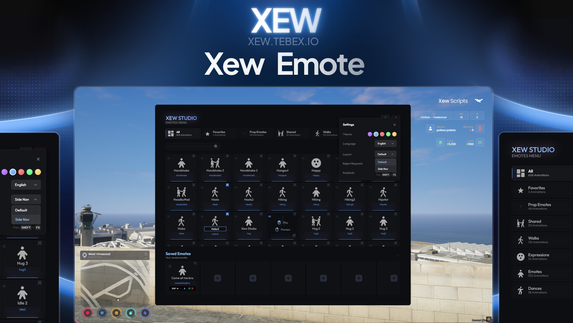 Shop Premium FiveM Scripts: ESX & QBCore Mods | Xew Studio