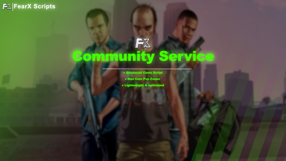 FearX Scripts · Community Service | ESX & QB