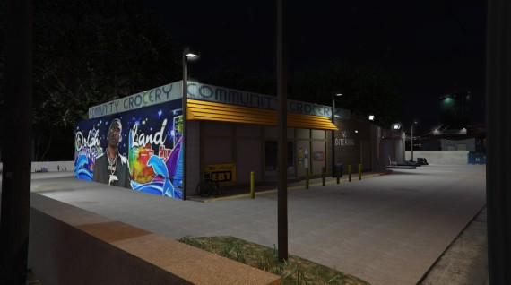 DOMO G CUSTOMS · Dolph Land Mural