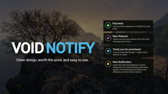 Void Developments · 💙 [ESX/QB/STANDALONE] VOID NOTIFY