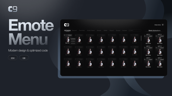 Code9 | Code9 | FiveM Emote Menu