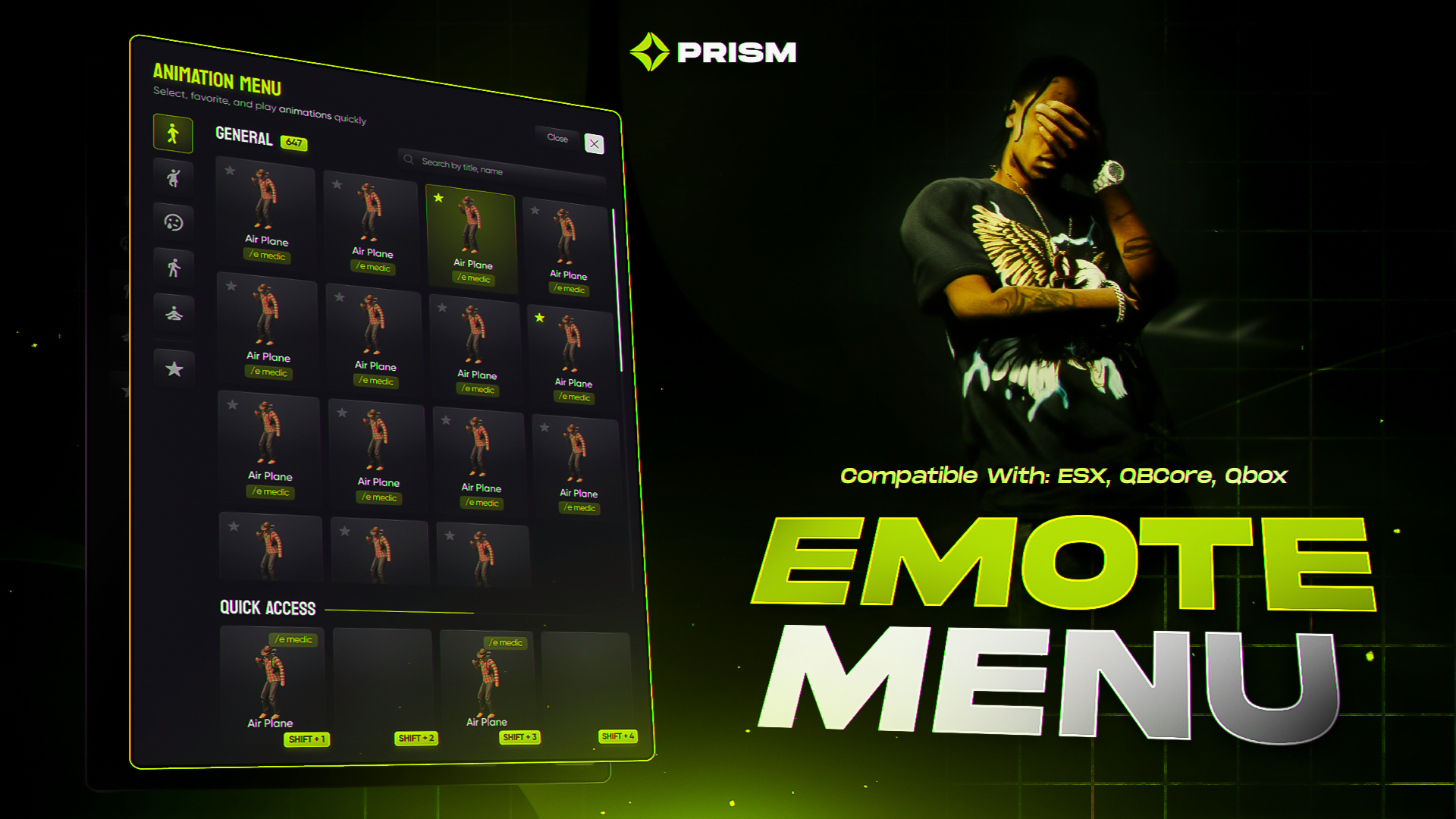 Prism - Emote Menu | Prism Scripts