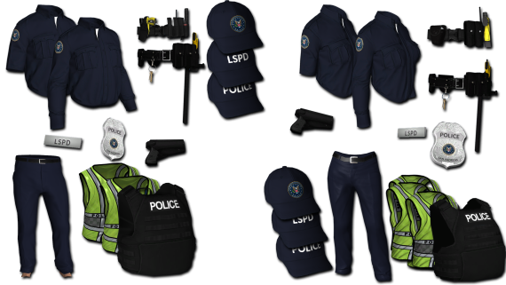 FiveM Custom Clothing | LSPD Blue | Standard