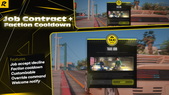 Job Contract + Faction Cooldown [OPEN SOURCE] | RISK SCRIPTS