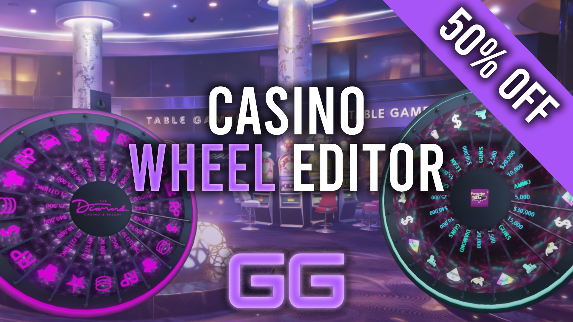 Casino Wheel Editor | GG Studio | QBCore, QBox & ESX FiveM Scripts