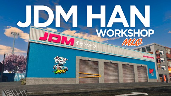 MZ3D Studio · JDM Han Workshop F&F MLO Map