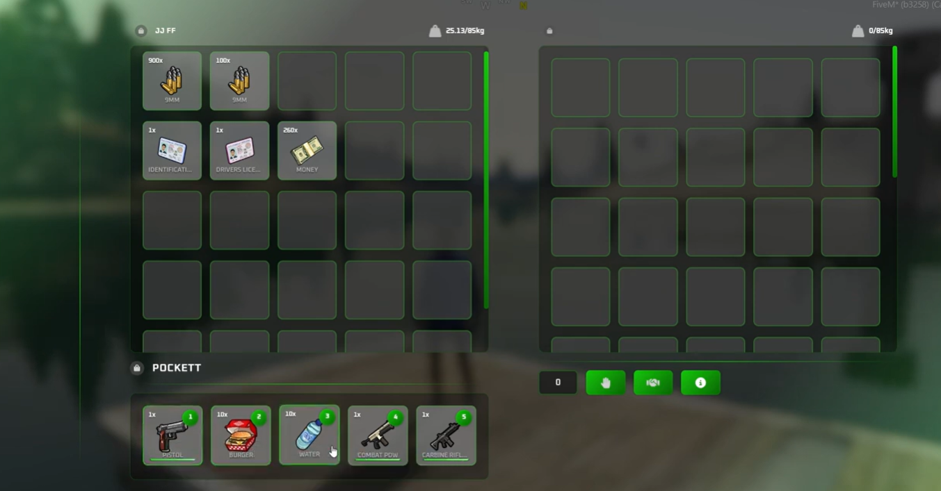 AKM STUDIO · OX Inventory Redesign