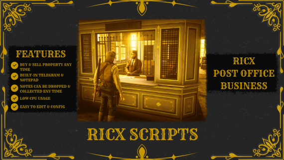 RicX RedM Scripts | Post Offices 2.0 - RedM Scripts