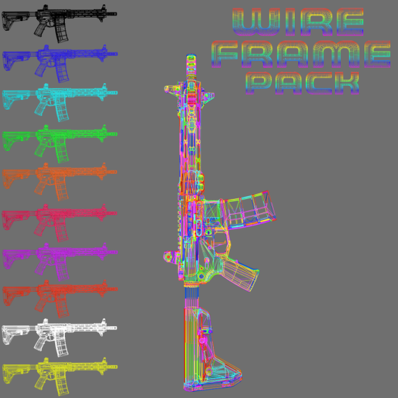 FLIE CREATIONS · AR WIREFRAME PACK