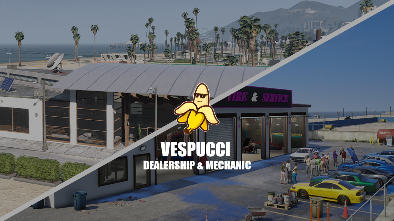 Badboss Mapping · Vespucci - Dealership & Mechanic Pack 📦