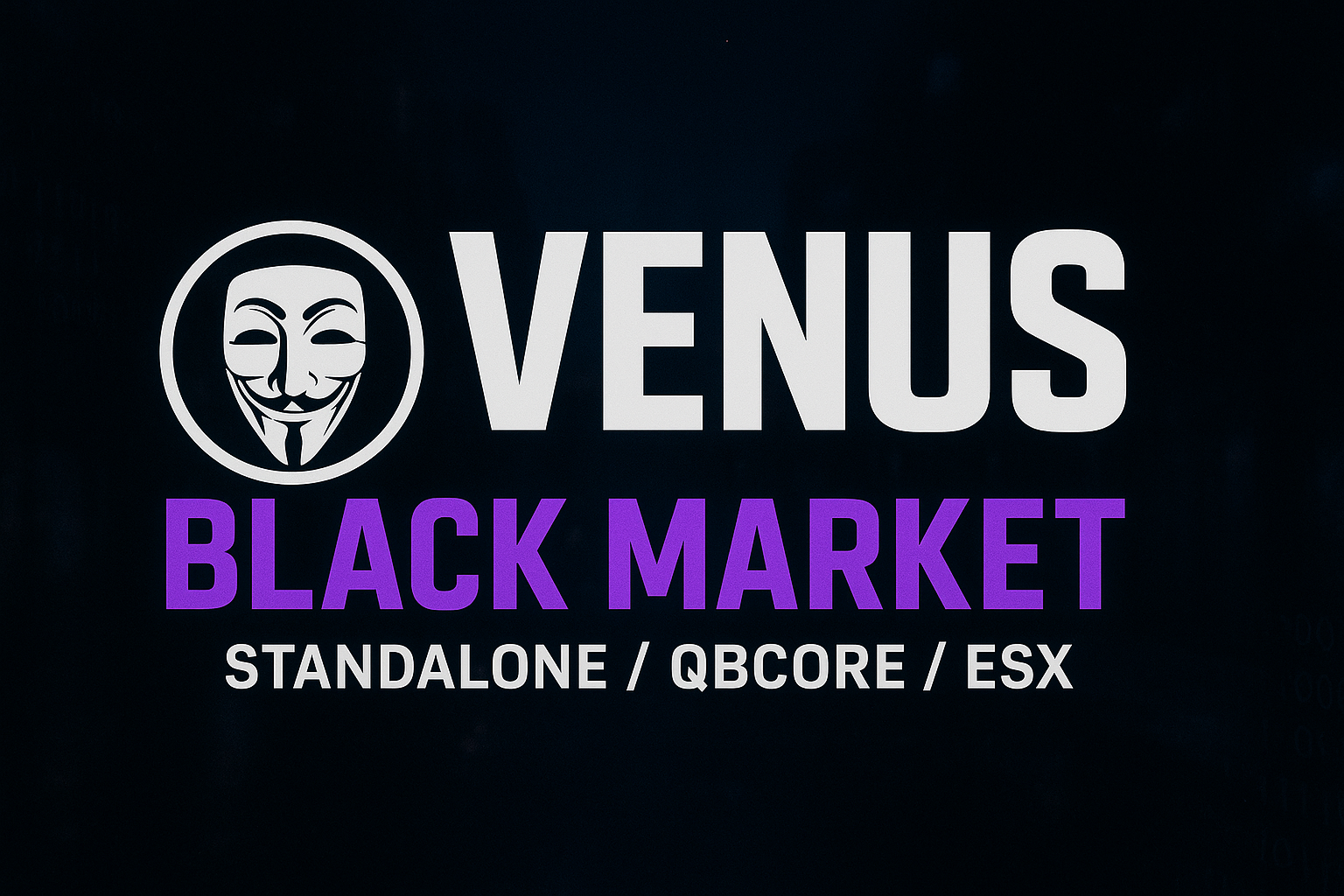 VENUS | FiveM Scripts · FREE Black Market (Standalone/QBCore/ESX)