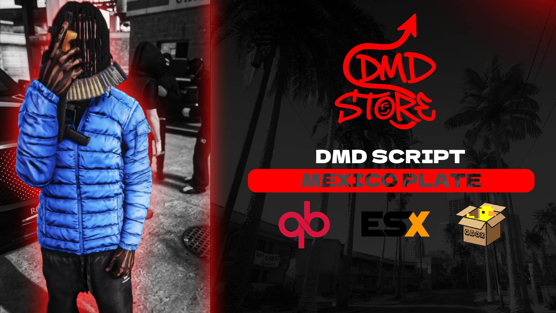 Dmd Store · Realistic Mexico License Plate System (ESX, QB-Core, QBOX ...