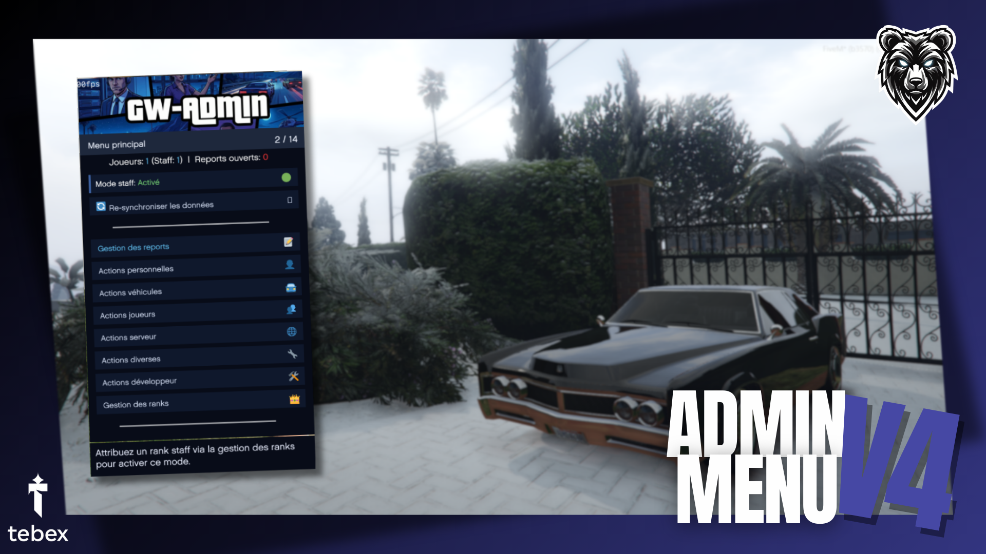 GW - SHOP · Admin Menu V4