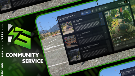 izzy Scripts · [COMMUNITY SERVICE] ESCROW QBCORE ESX QBOX